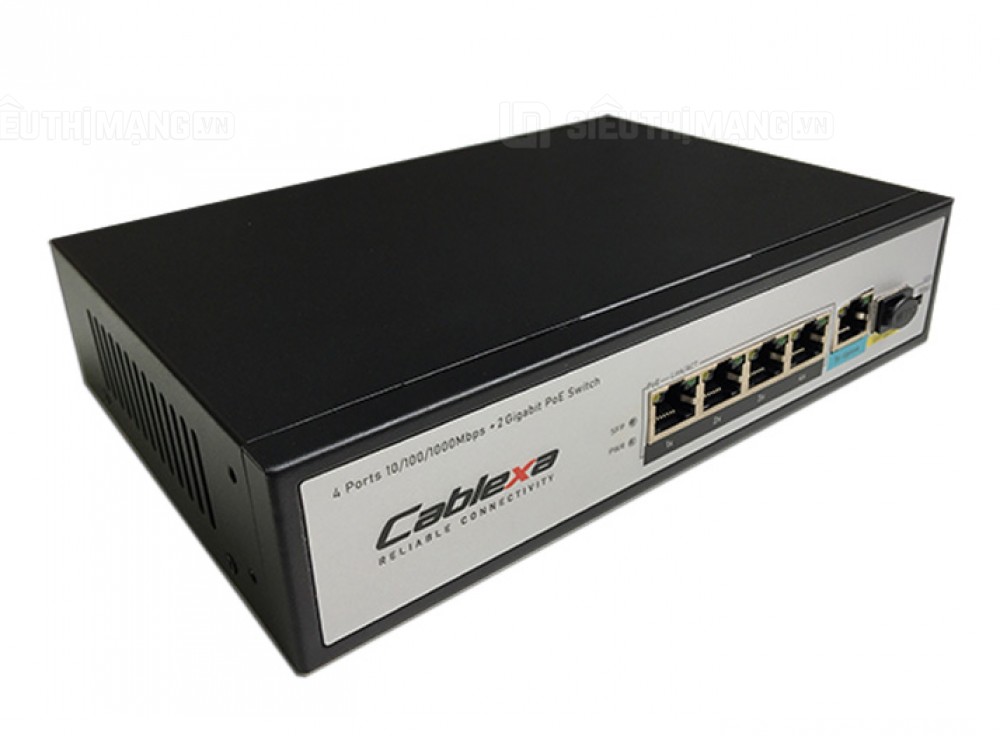 Switch mạng PoE, switch mạng cấp nguồn PoE chính hãng Cablexa | Siêu ...
