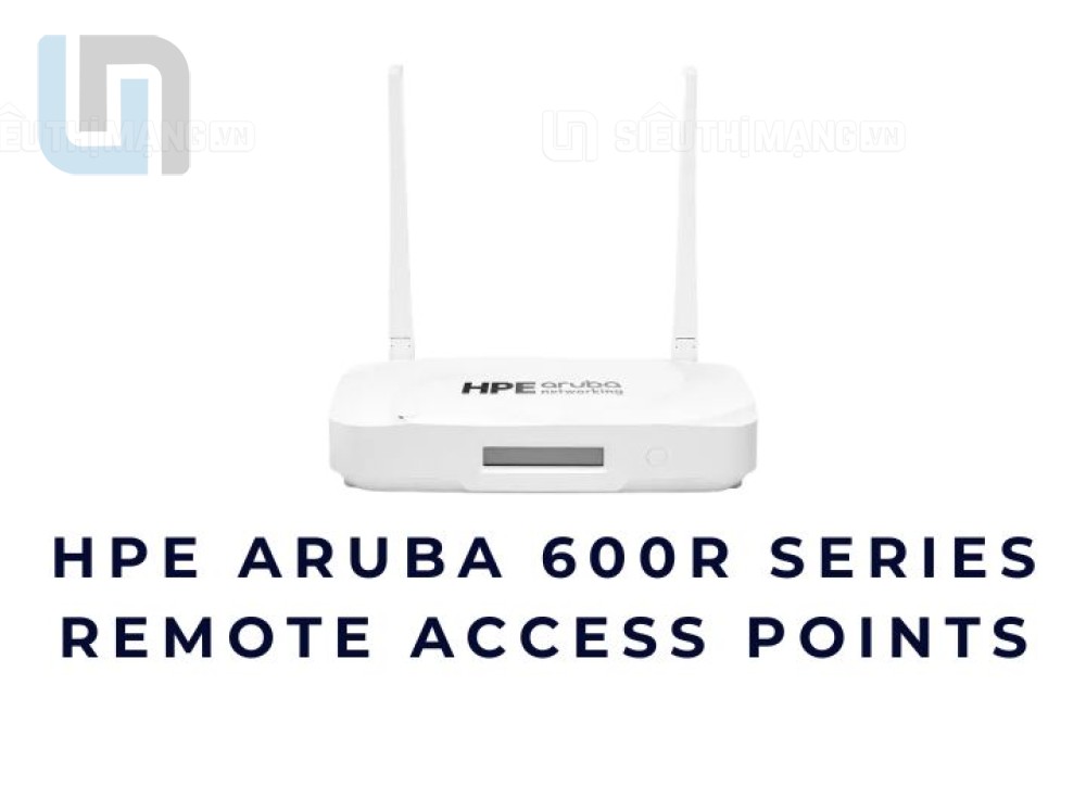 Thiết bị thu phát sóng không dây Wi-Fi 6E HPE Aruba Networking 600R ...