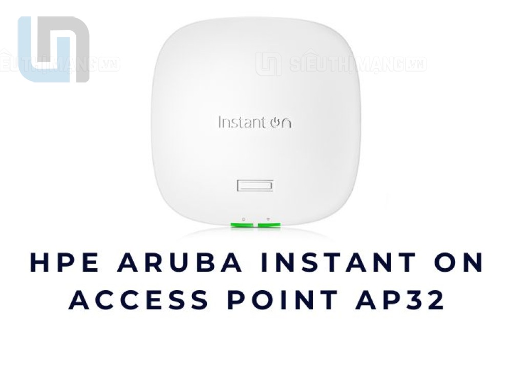 Thiết bị thu phát sóng không dây WiFi HPE Aruba AP32 Instant On Access ...