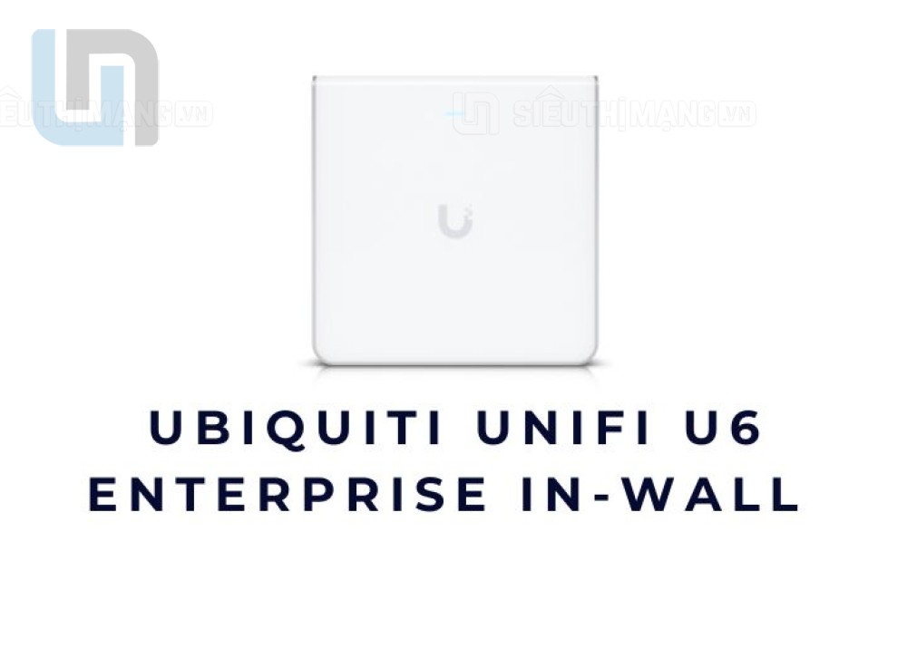 UniFi Ubiquiti Access Point U6 Enterprise In-Wall U6-Enterprise-IW ...