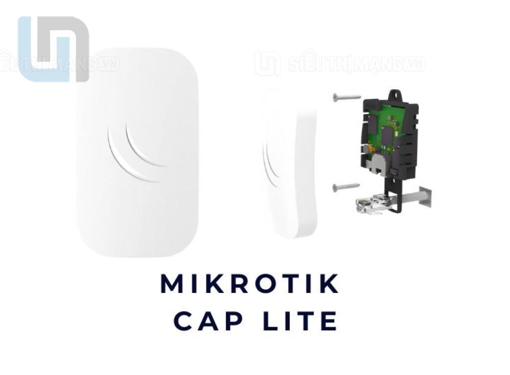 Mikrotik cAP lite – Bí mật của bộ phát WiFi âm trần nhỏ gọn nhưng mạnh mẽ