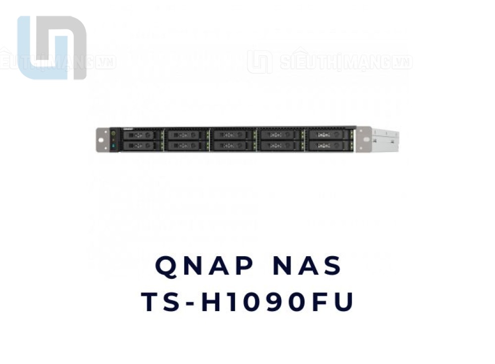 QNAP TS-h1090FU – NAS all-flash gọn nhẹ cho doanh nghiệp hiện đại